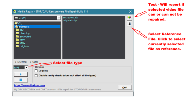 Media_Repair, file repair for STOP/DJVU (MP3, MP4, 3GP) – DiskTuna ...
